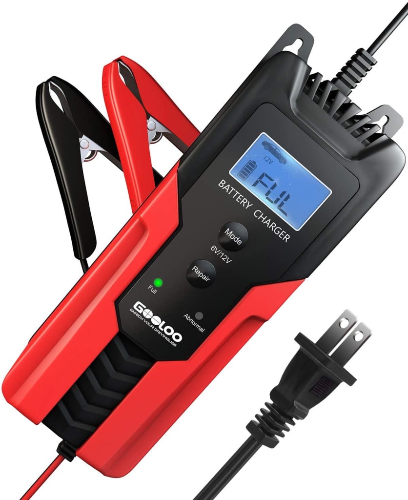 Gooloo 6 12v 6a Smart Battery Charger And Maintainer For 20 Bc01