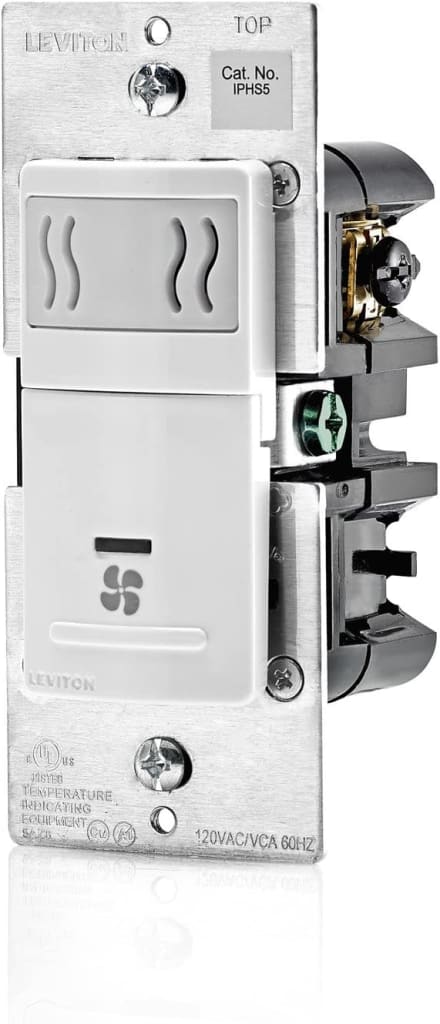 Leviton Decora In-Wall Humidity Sensor & Fan Control for $26 - IPHS5-1LW