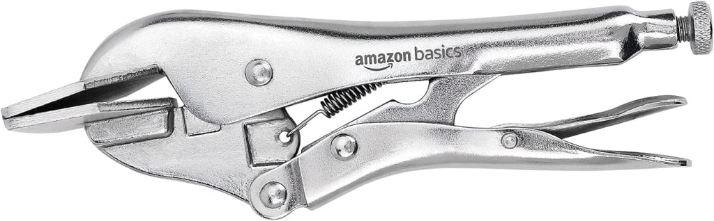 Amazon Basics 8" Sheet Metal Locking Tool for $9 - DS--LOPAMZ001