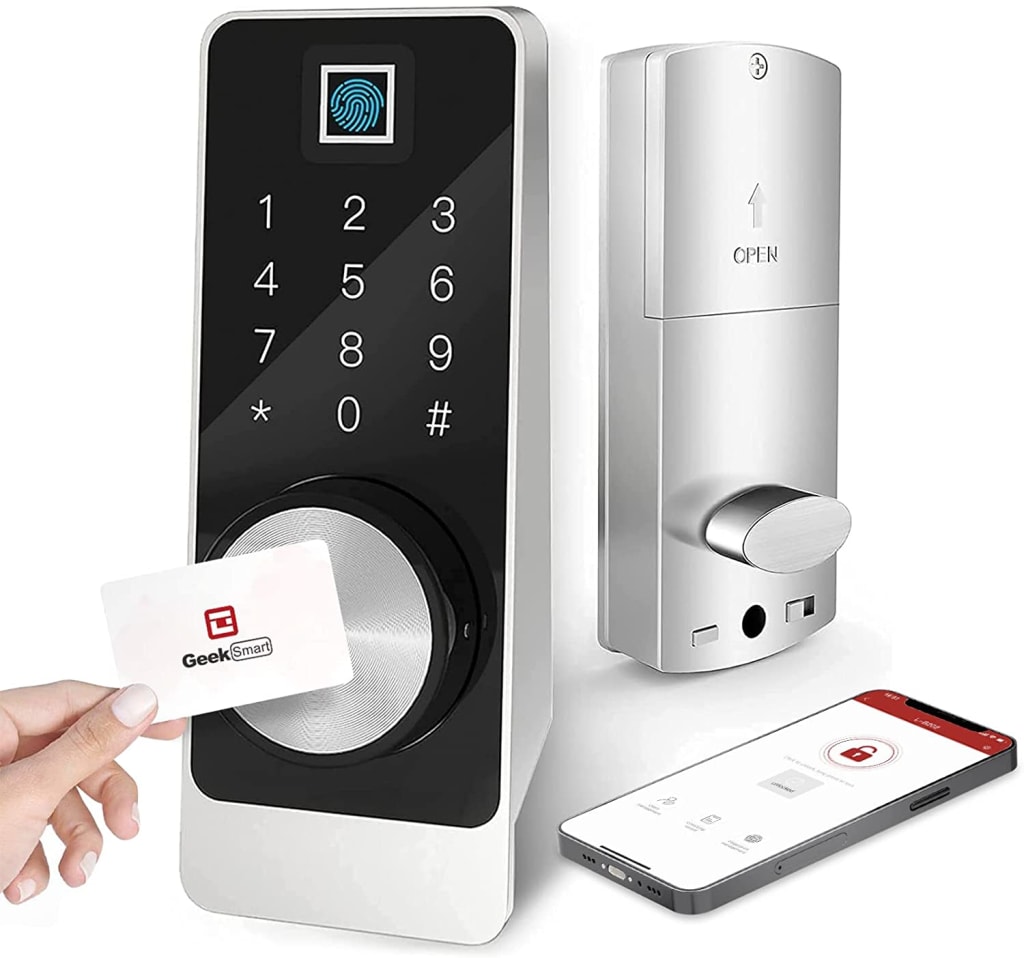 Geek Smart Lock Keyless Entry Door Lock for $49 - Deadbolt Smart Lock 504