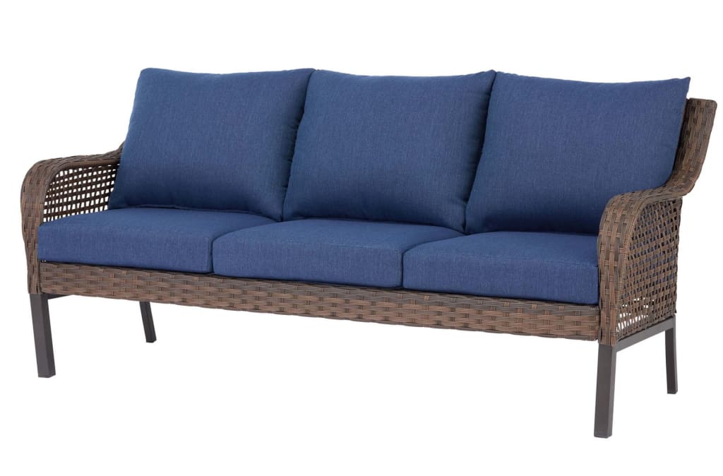 Mainstays Tuscany Ridge Wicker Outdoor Sofa for $197 - MSS336241891002