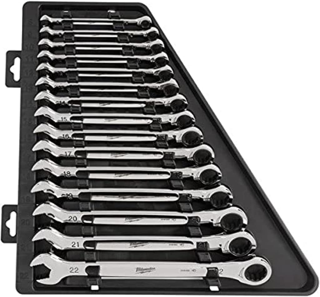 Milwaukee Metric Ratcheting Combination Wrench Set: $100 - 48-22-9515
