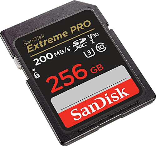 SanDisk 256GB Extreme Pro Memory Card works with Sony FDRAX53/B 4K, FDR ...