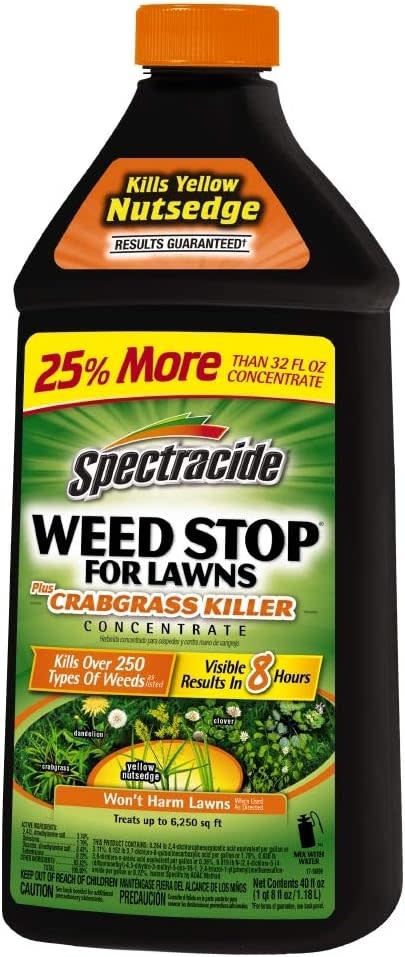 Spectracide Weed Stop For Lawns Plus Crabgrass Killer Concentrate 40-oz ...