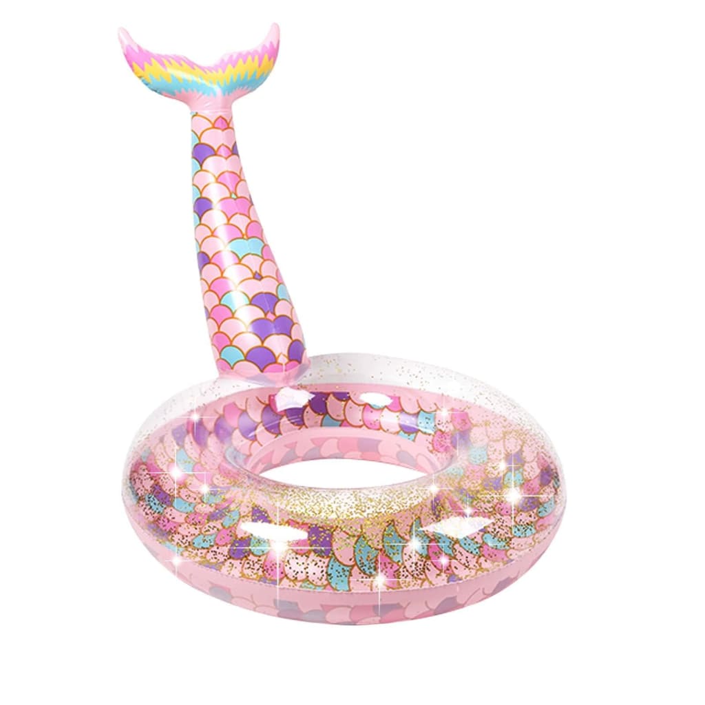 Mermaid Tail Inflatable Pool Float for $13