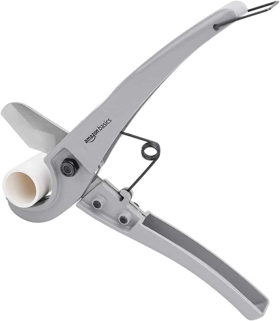 Amazon Basics Ratcheting Plastic Pipe Cutter for $7 - DS-PCAMZ001