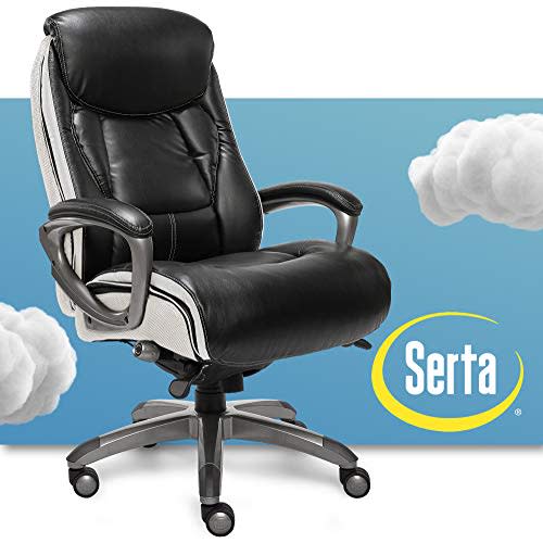 Serta Executive Office Chair with Smart Layers Technology, Leather and ...