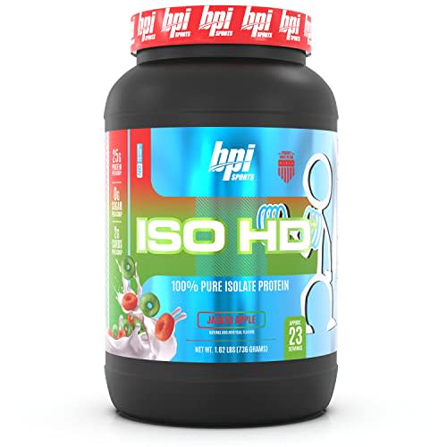 BPI Sports ISO HD 100% Whey Protein Isolate Powder Muscle Growth ...