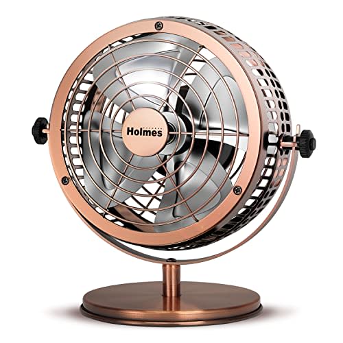 Holmes Heritage 6" Retro Desk Fan for $35 - HDF0646-CTU
