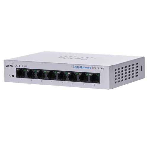 Cisco Switching Hub 8 Port Business | Gigabit | Metal Enclosure | No ...