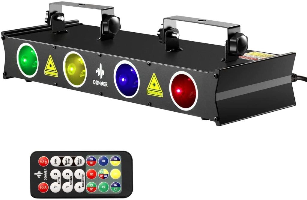 Donner Mini Disco DJ Laser Light with Remote for $94 - EE9002
