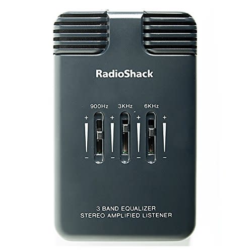 RadioShack Stereo Amplified Listener with 3-Band Equalizer - Compact ...
