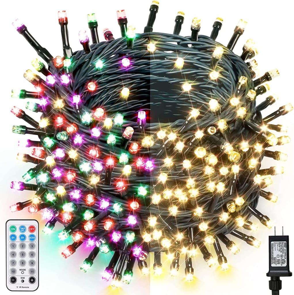 Vangue 82-foot LED Color-Changing String Lights for $8 - LS47
