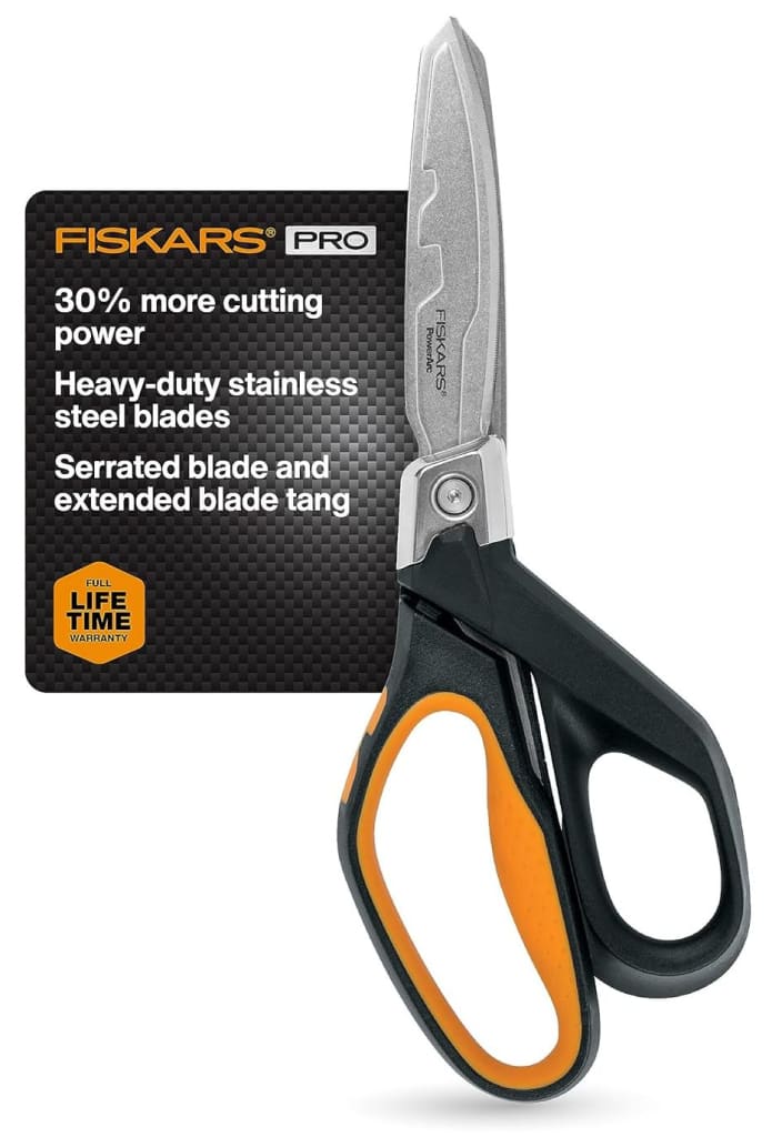 Fiskars Pro PowerArc 10" Heavy Duty Shears/Scissors for $11 - 710150-1002