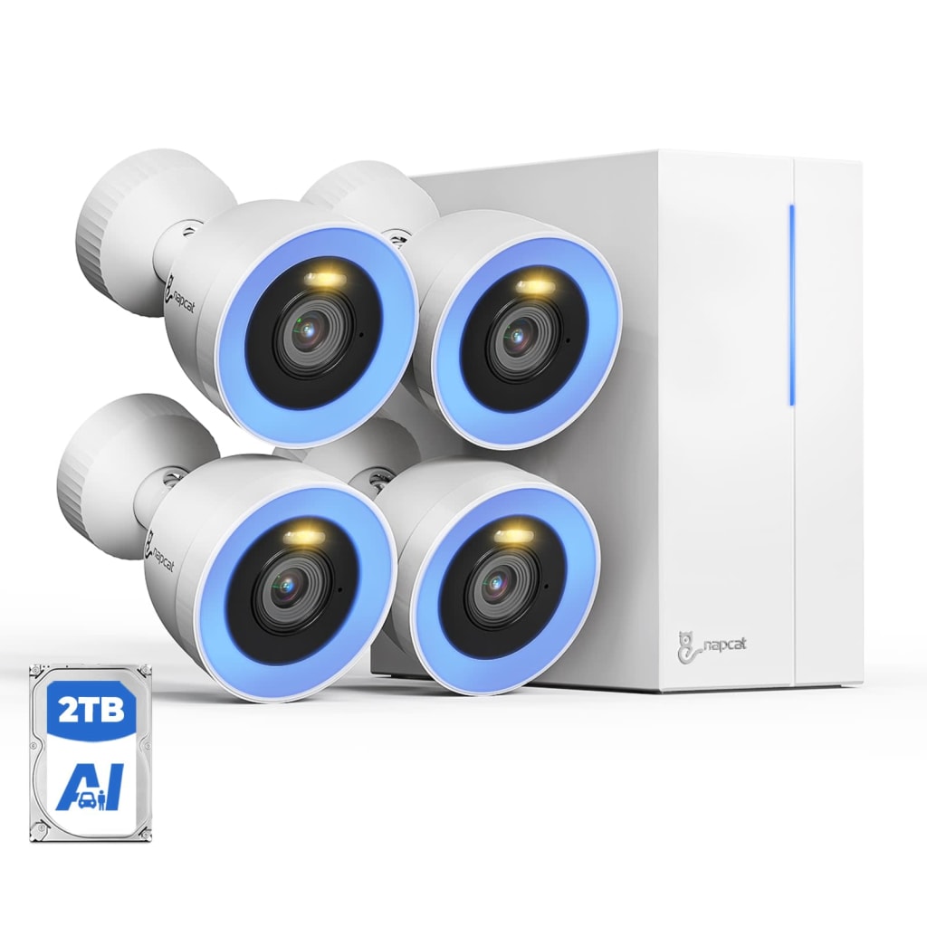 NAPCAT 4K PoE Security Camera System with 2TB HDD for $320 w/ Prime - N2814
