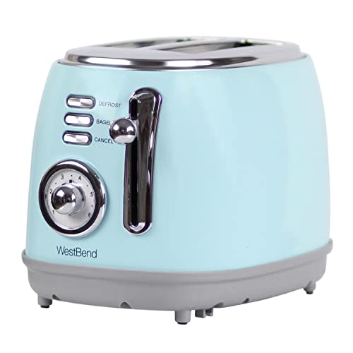 West Bend Toaster 2 Slice Retro-Styled Stainless Steel with 4 Functions ...