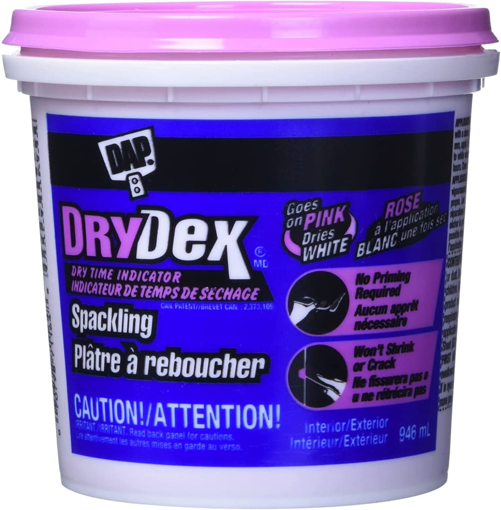 DAP DryDex Dry Time Indicator Spackling 1-Quart Tub for $7 - 12330