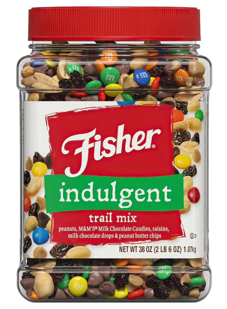 Fisher Indulgent Trail Mix 38-oz. Tub for $10 via Sub & Save