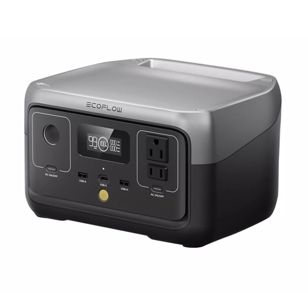 Ecoflow River 2 240 600W Portable Power Station: $160 - EFR600