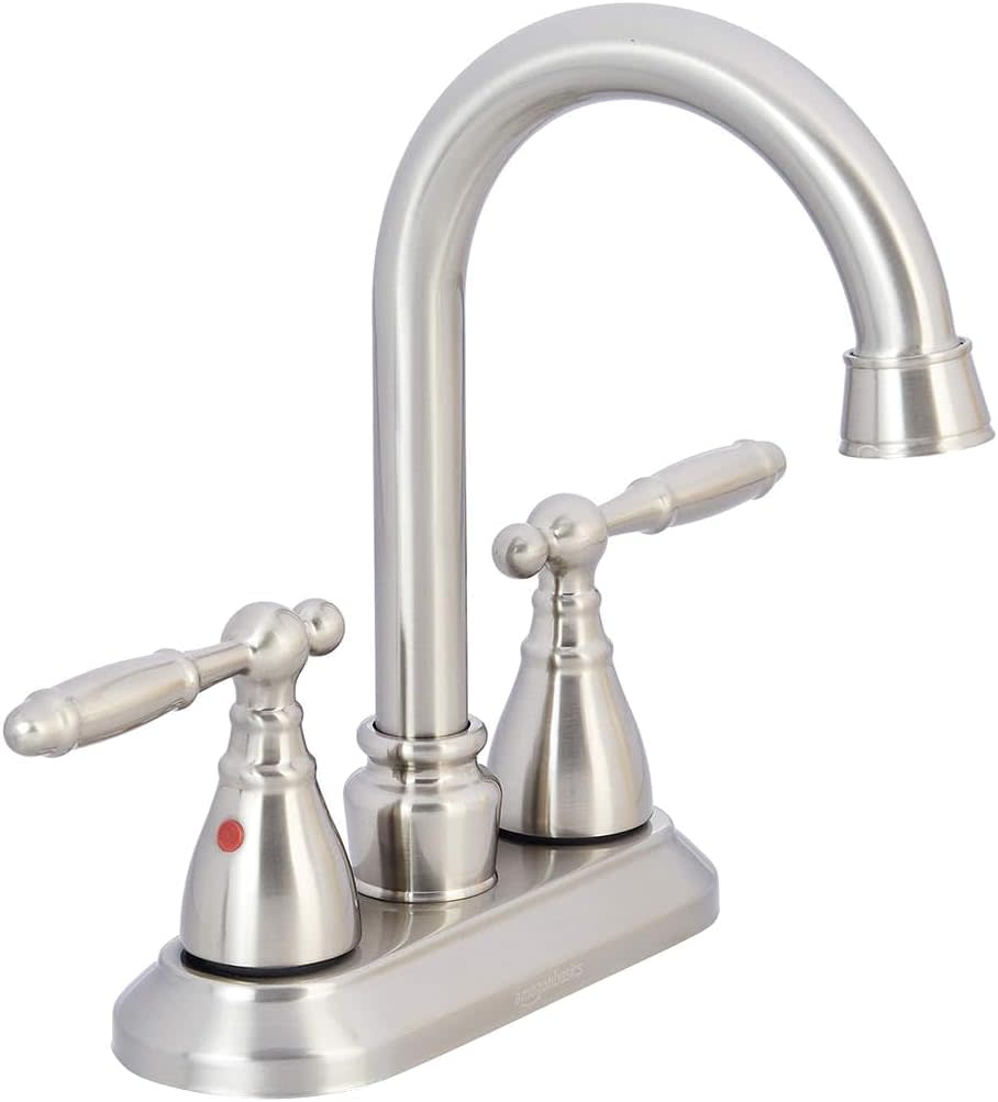Amazon Basics 4" Basin Faucet for $25 - AB-BF606-SN
