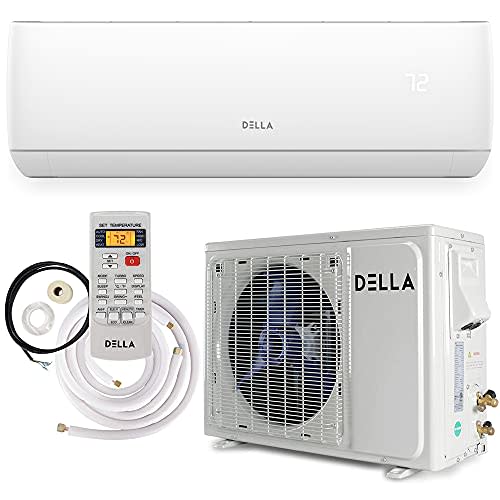 DELLA 12,000 BTU Mini Split Air Conditioner & Heater Ductless Inverter ...