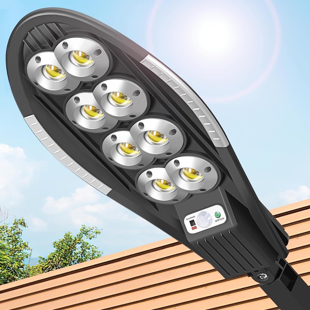 A-Zone 200W Solar Outdoor Light for $27 - A-Z200W