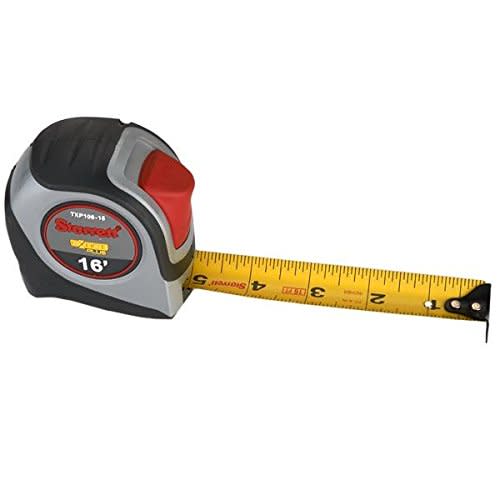 Starrett Exact Plus Retractable Imperial Pocket Tape Measure with Nylon ...