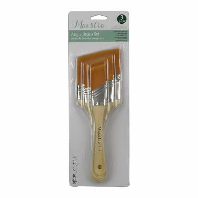 LINZER/AMERICAN BRUSH AMU 1024 Angle Sash Utility Paint Brush Set (3 ...