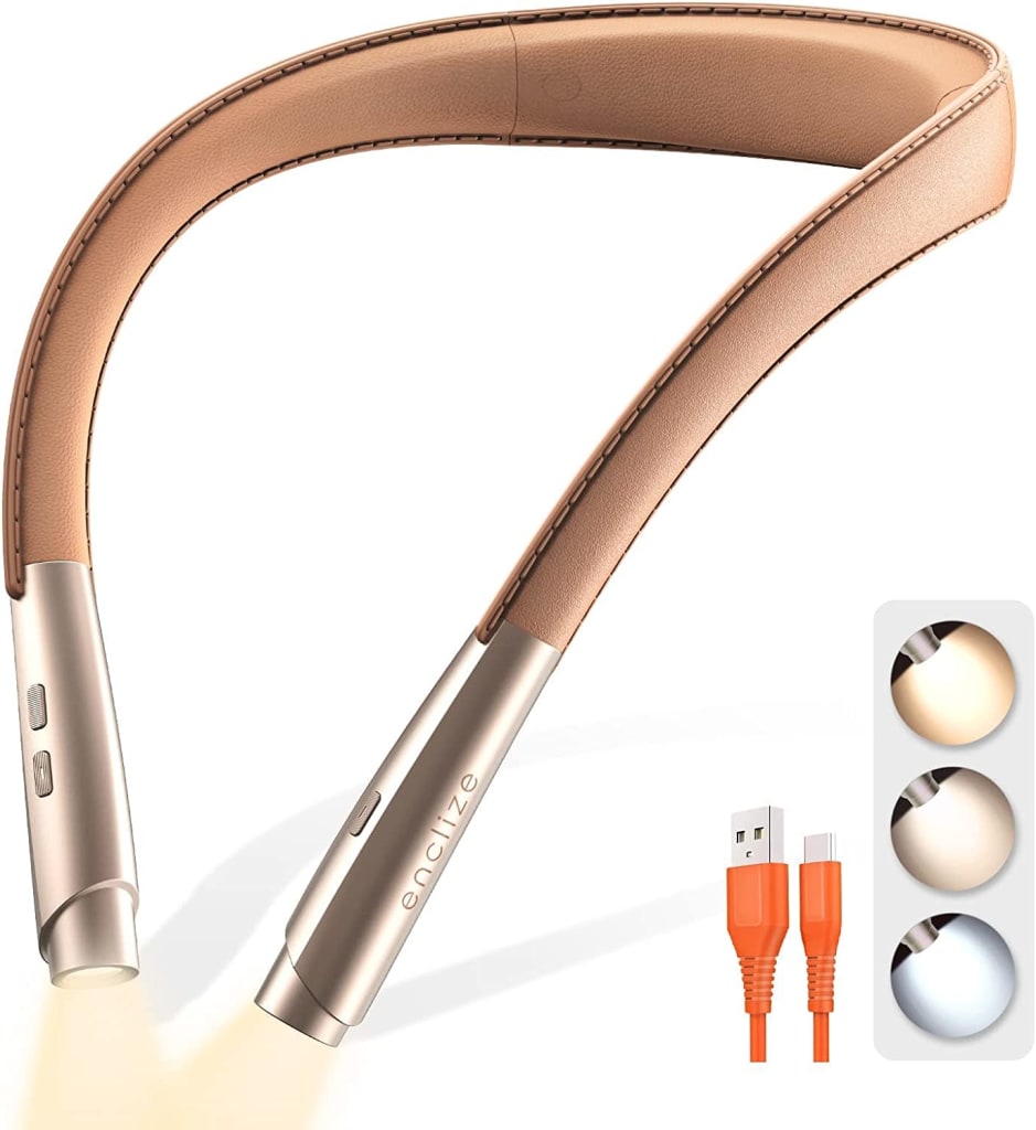 Rechargeable LED Neck Reading Light for $10 - SE-Es04