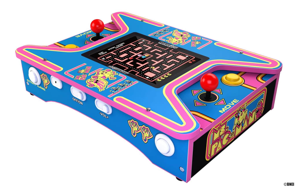 Arcade1Up Ms. Pac-Man Head To Head Counter-Cade 2-Player Machine for ...
