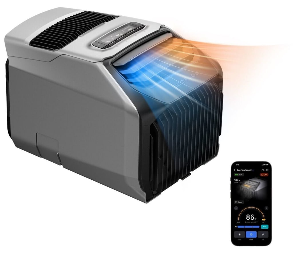 Certified Refurb EcoFlow Wave 2 Portable Air Conditioner: $399 ...