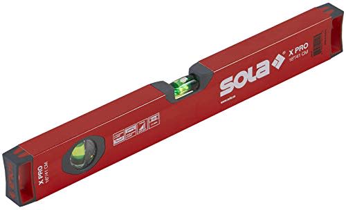 SOLA LSX16 X PRO Aluminum Box Profile Spirit Level with 2 60% Magnified ...