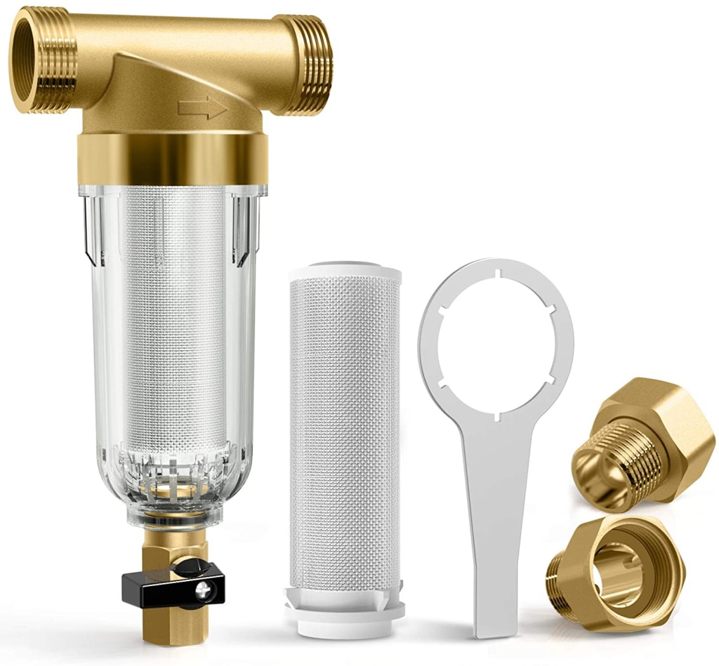 SimPure 40-micron Spin-Down Sediment Water Filter for $46 - DC3P