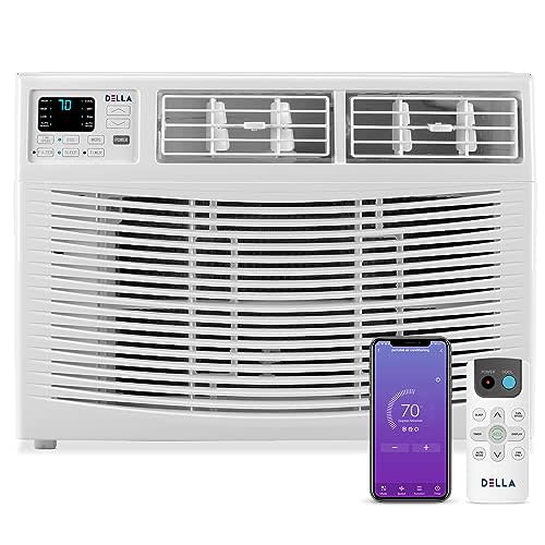 DELLA 12000 BTU Window Air Conditioner with Remote/App Smart Control ...