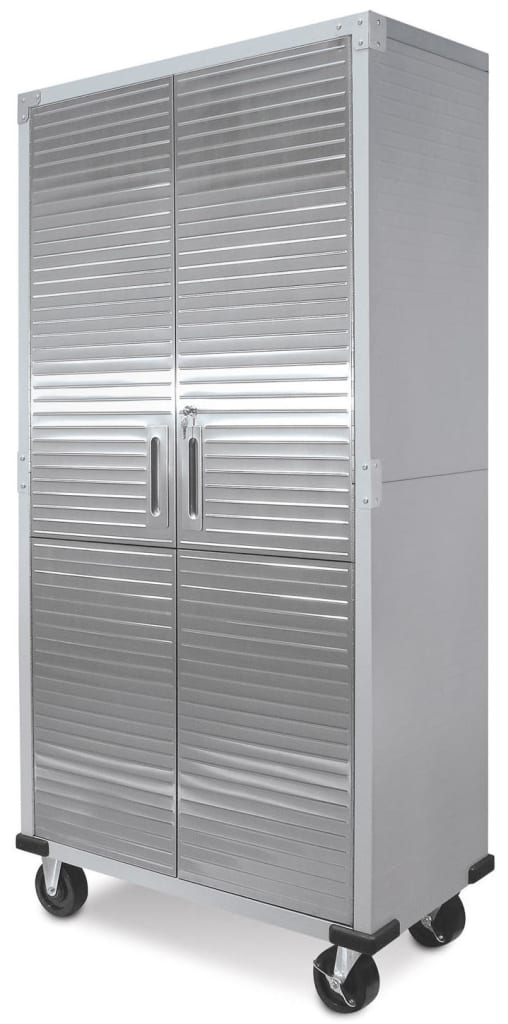 Seville Classics UltraHD Steel Tall Full Door Storage Cabinet for $220 ...