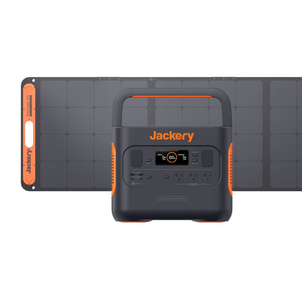 Jackery E2000 2,160Wh Power Station w/ 200W Solar Panel for $1,299 w/ Prime
