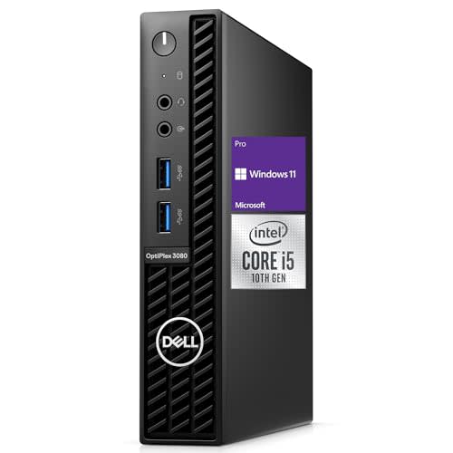 Dell OptiPlex 3000 Series 3080 Micro Form Factor Desktop, Intel Core i5 ...