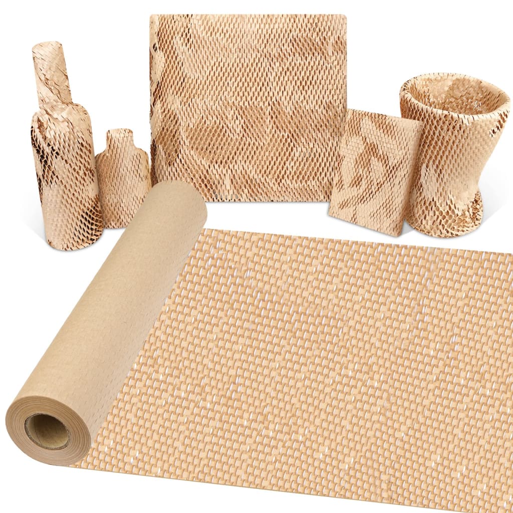 Ticonn 131-Foot Honeycomb Packing Paper Roll for $12