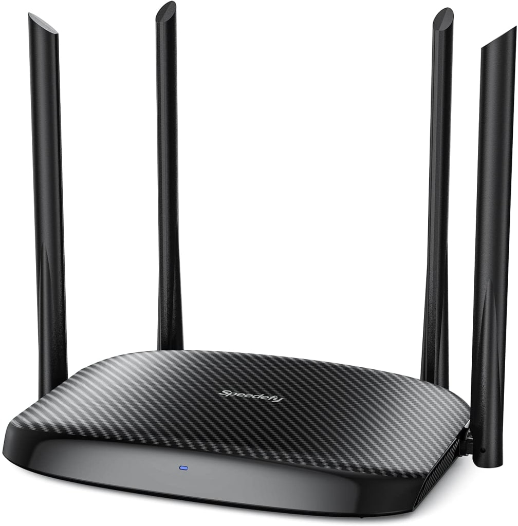 Speedefy AC1200 Dual Band WiFi Router for $28 - K4