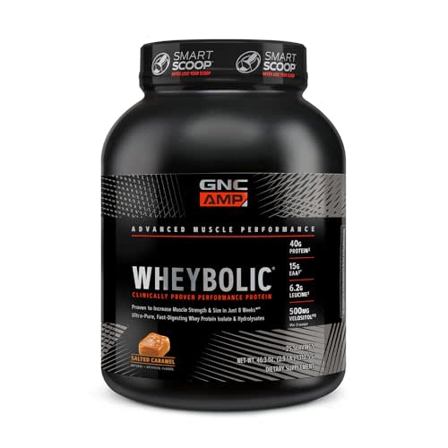 GNC AMP Wheybolic Protein Powder | Targeted Muscle Building and Workout ...
