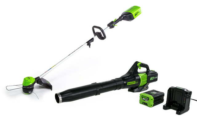Greenworks Cordless String Trimmer and Leaf Blower Combo Kit for $237 ...