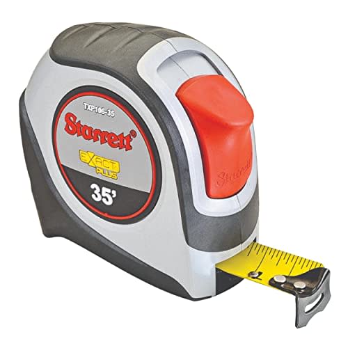 Starrett Exact Plus Retractable Imperial Pocket Tape Measure with Nylon ...