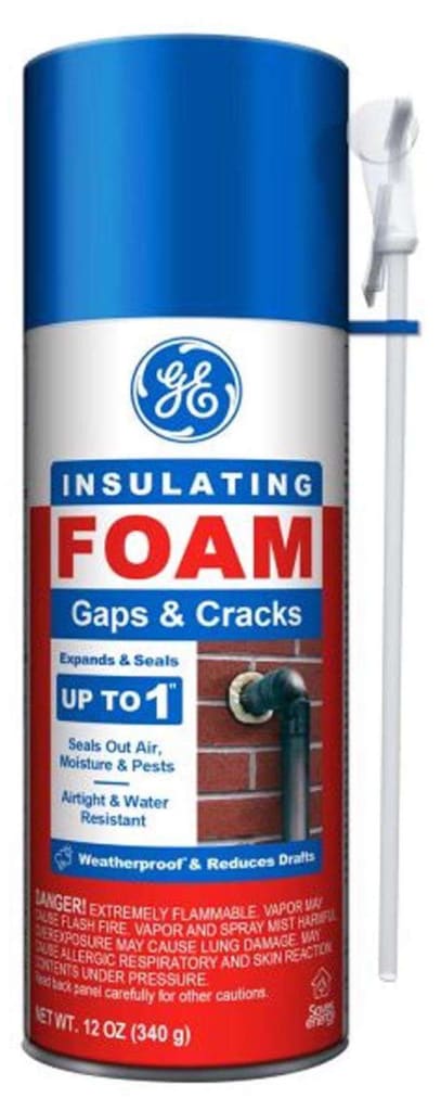GE Gaps & Cracks Insulating Foam Sealant 12-oz. Can for $3.99 w ...