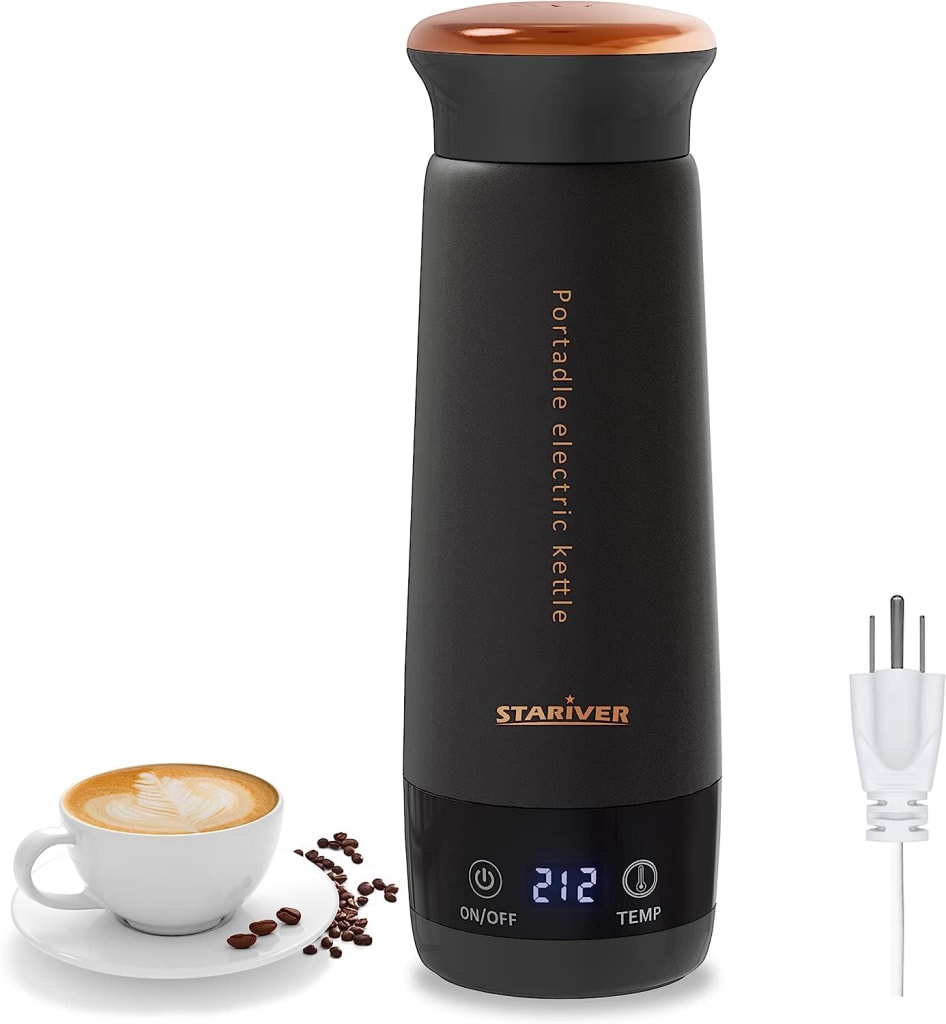Stariver 350ml Travel Electric Kettle for $23 to $25 - B0BV6HFDGX