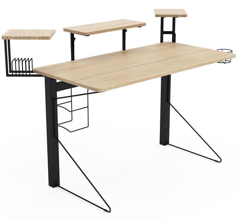 Jamesdar Carnegie Computer Gaming Desk for $136 - JCDES866-BK