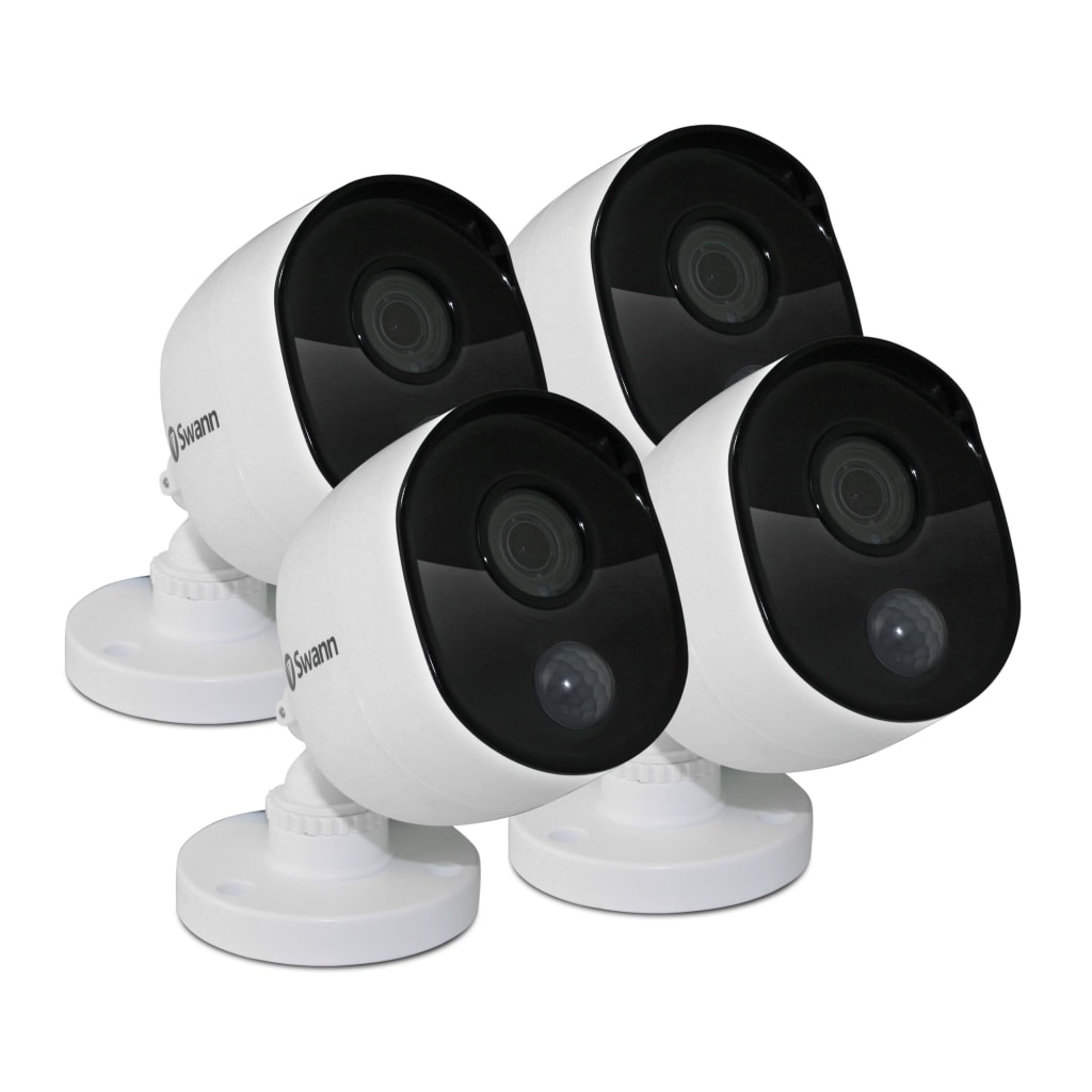 Swann Thermal Sensor 1080p Outdoor Security Camera 4-Pack for $70 ...