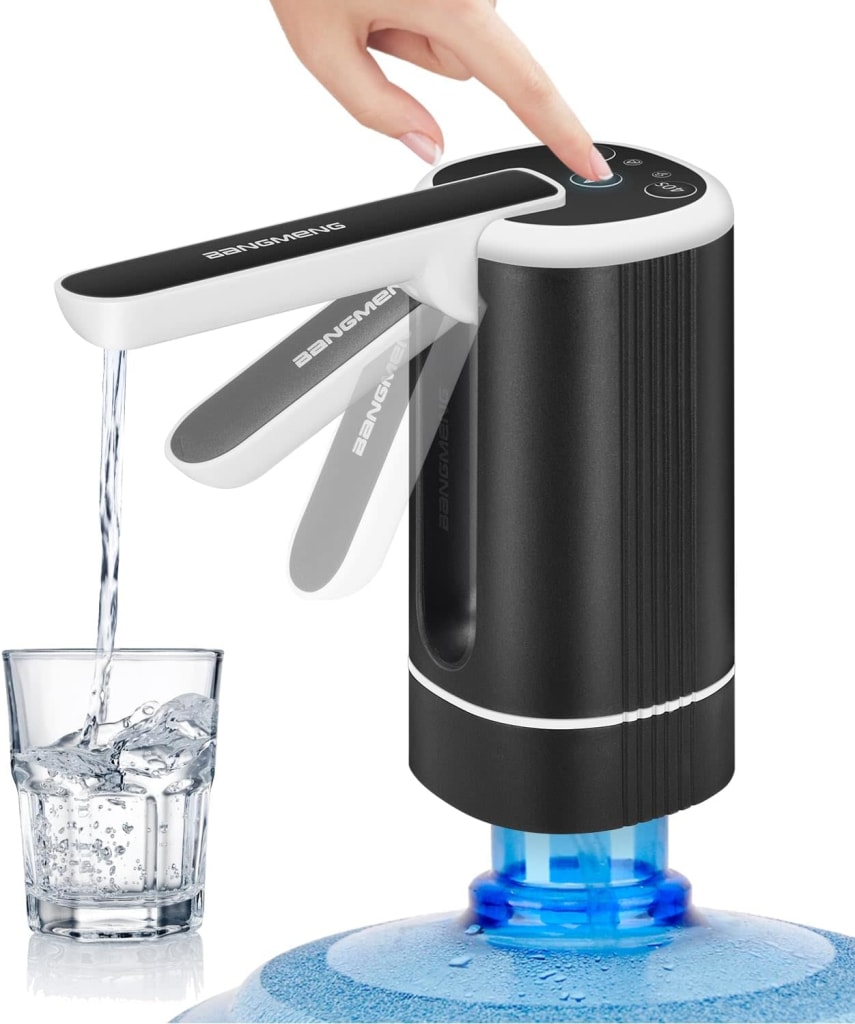 Battery Operated 5-Gallon Water Jug Dispenser for $8 - BANGMENG 007