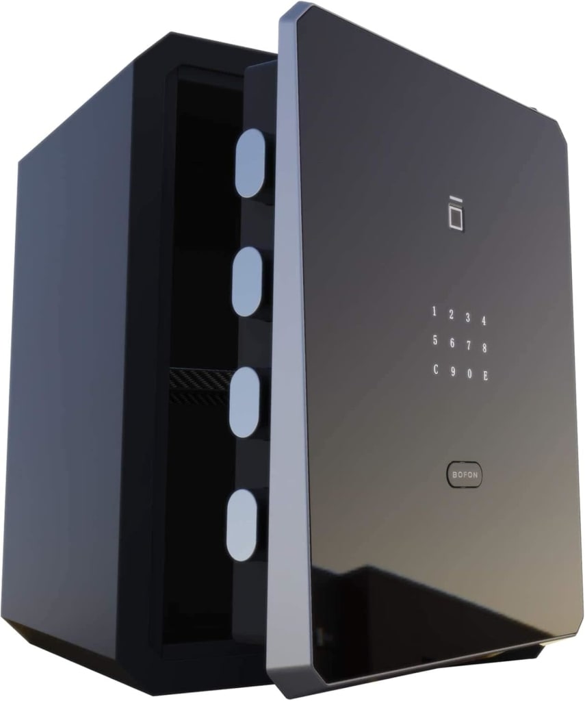 Bofon W-Series 2.1-Cu. Ft. Fingerprint Cabinet Safe for $200 - BGX-X2-45W