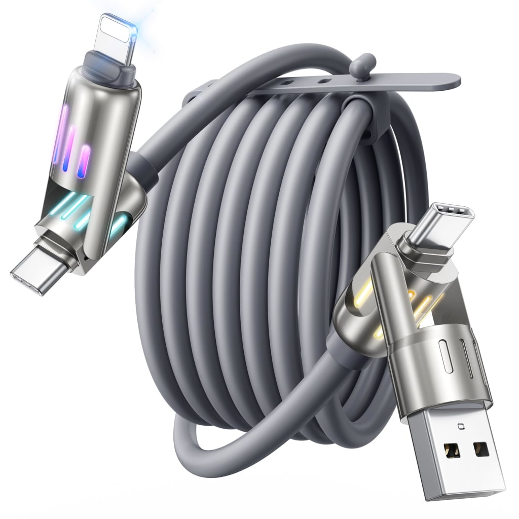 4-Foot 240W 4-in-1 Charging Cable for $6 - Z6054