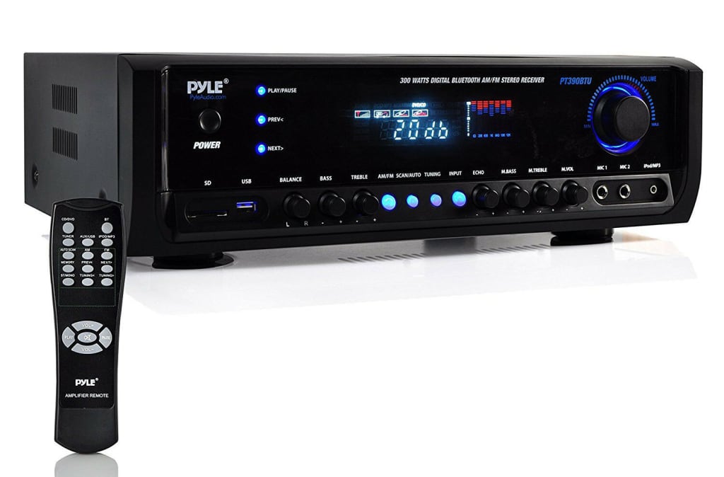 Pyle 4-Channel Bluetooth Home Audio Receiver for $45 - PT390BTU